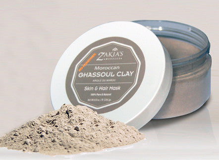 Ghassoul Clay Mask for luxurious, healthy hair. – Zakiasmorocco.com