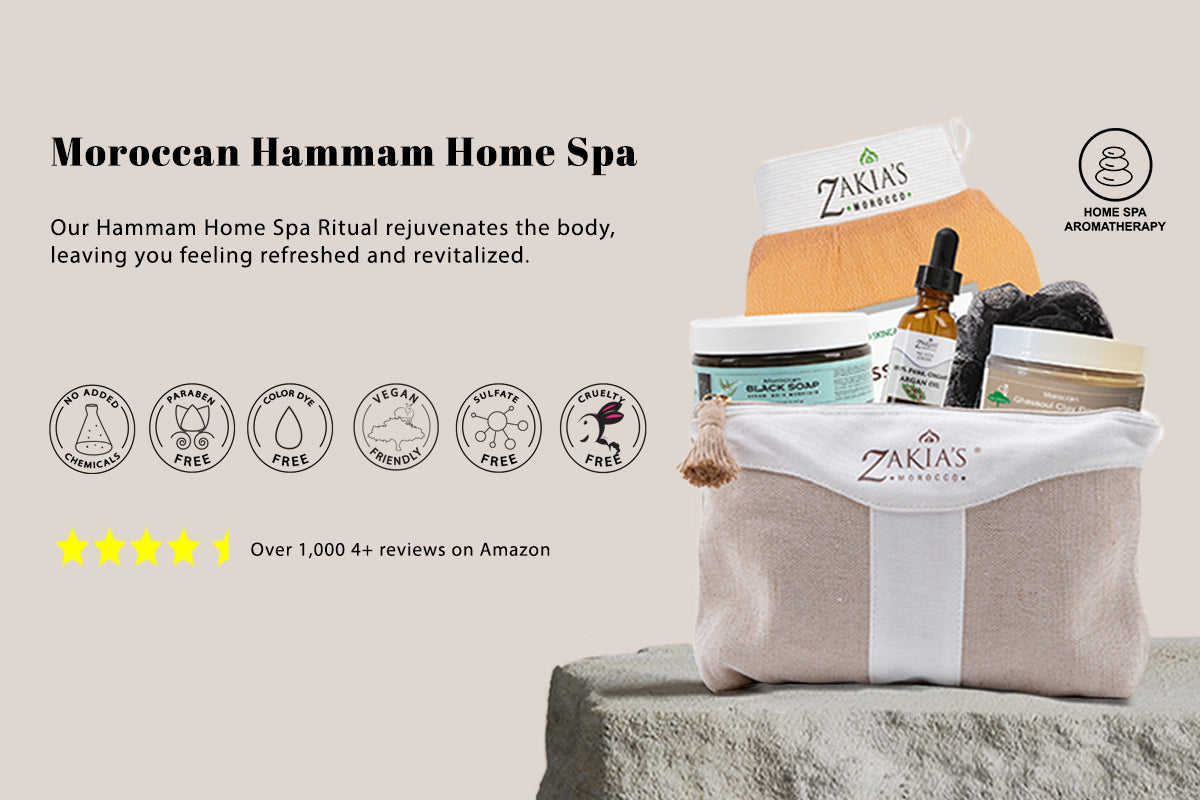 Authentic Hammam Home Spa Kits—Sourced From Morocco – Zakiasmorocco.com