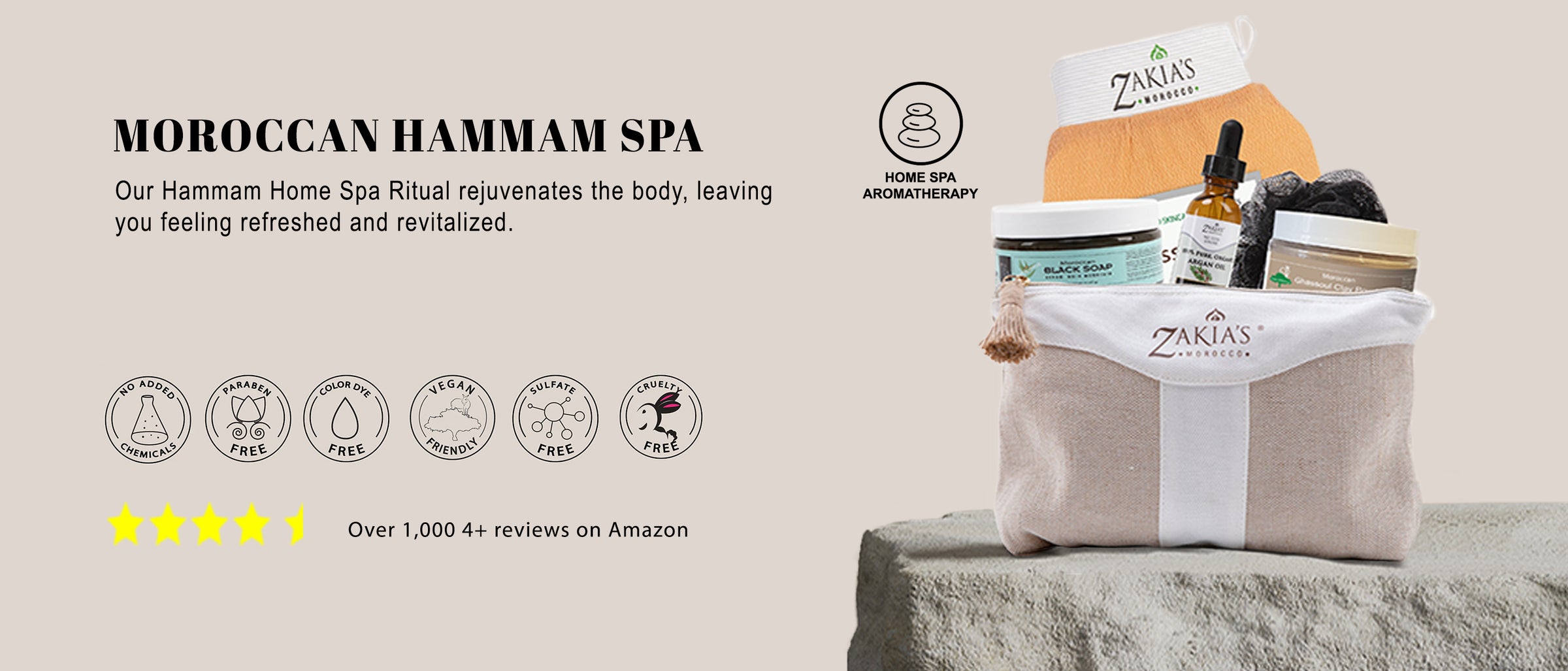 Authentic Hammam Home Spa Kits—Sourced From Morocco – Zakiasmorocco.com